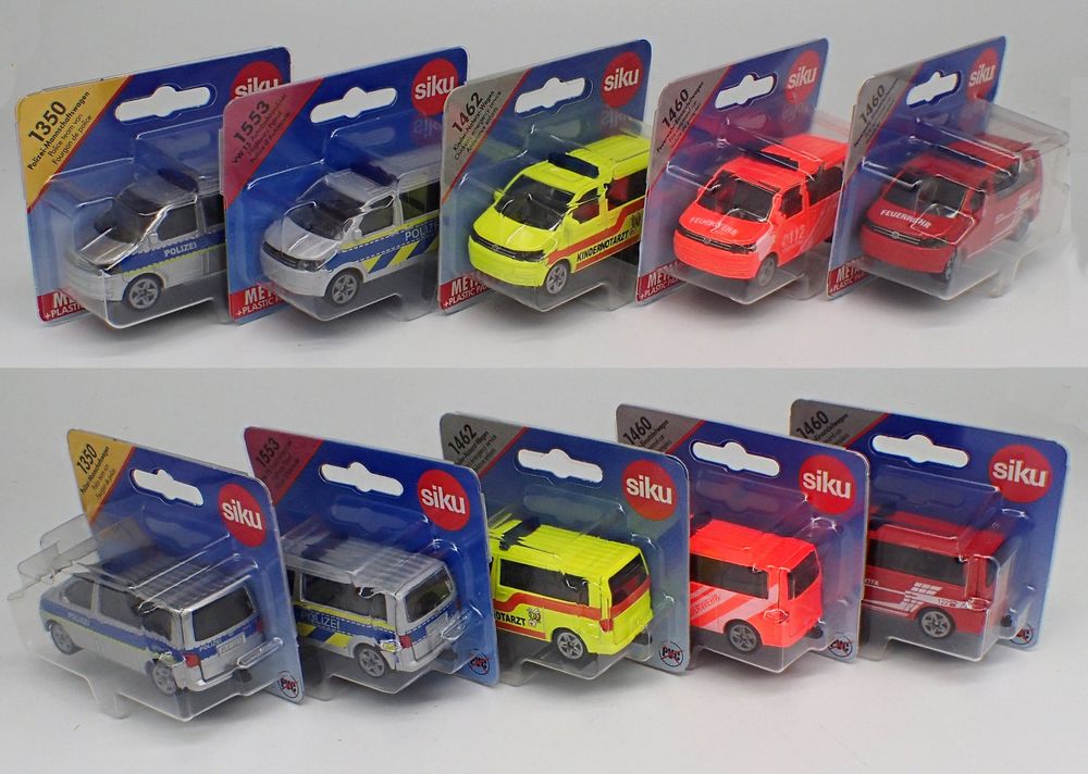 Siku 5x Rettungswagen VW T5 (Neu (gemäss Beschreibung)) in ...