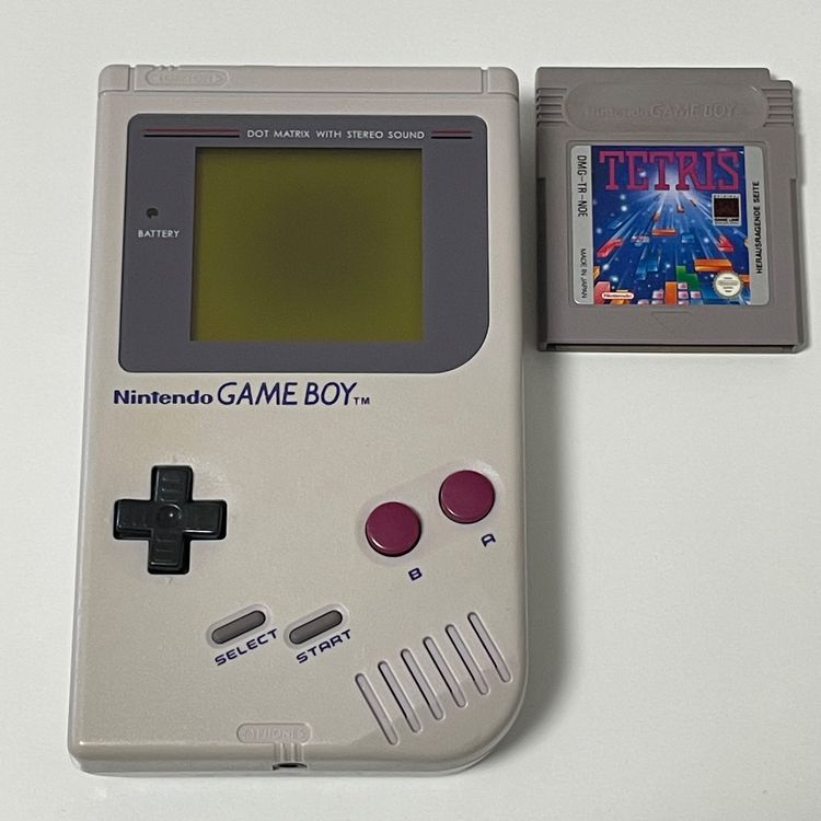 Gameboy Classic Grau + Tetris original | Kaufen auf Ricardo
