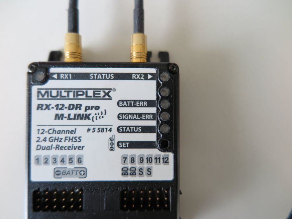 Multiplex Empfänger RX-DR pro M-LINK 12 KANAL (Gebraucht) in Binningen ...
