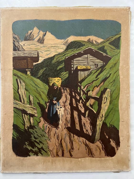 Fred Stauffer (1892 - 1980 ) Lithographie Handsigniert. (Gebraucht) in Neuhausen am Rheinfall ...