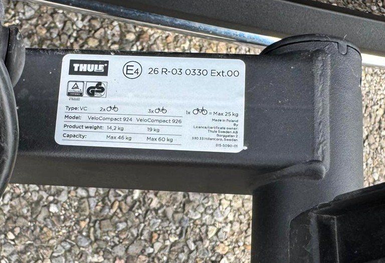 Veloträger Thule VC 926 für 3 Velo's/Ebike's (oder FatBike) (Gebraucht ...