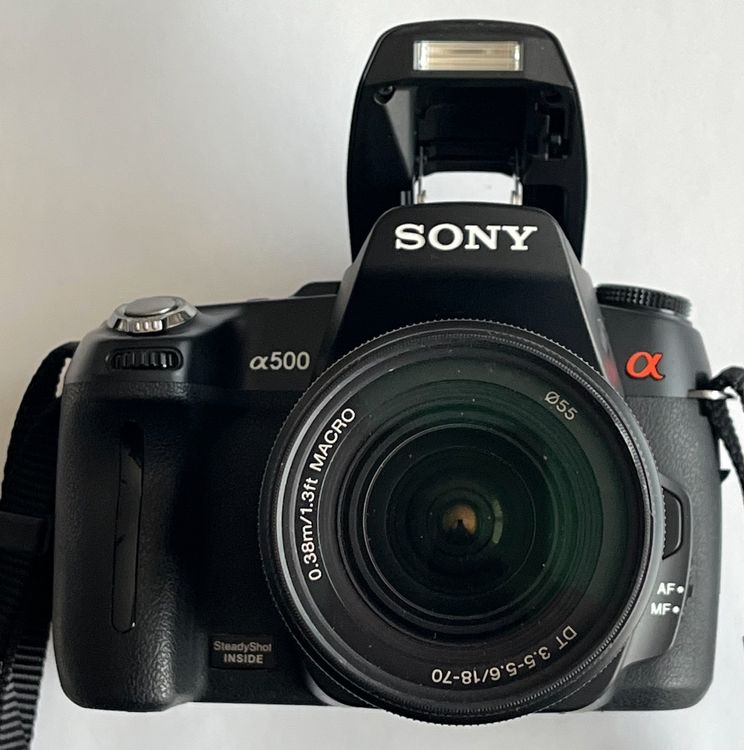 Sony Alpha 500 Spiegelreflex Systemkamera mit viel Zubehör! (Gebraucht ...