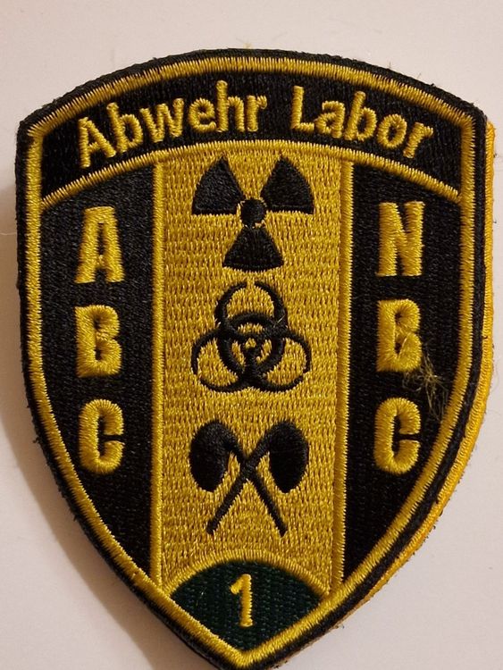 Abc Nbc Badge Abwehr Bat 1 Grun | Kaufen auf Ricardo