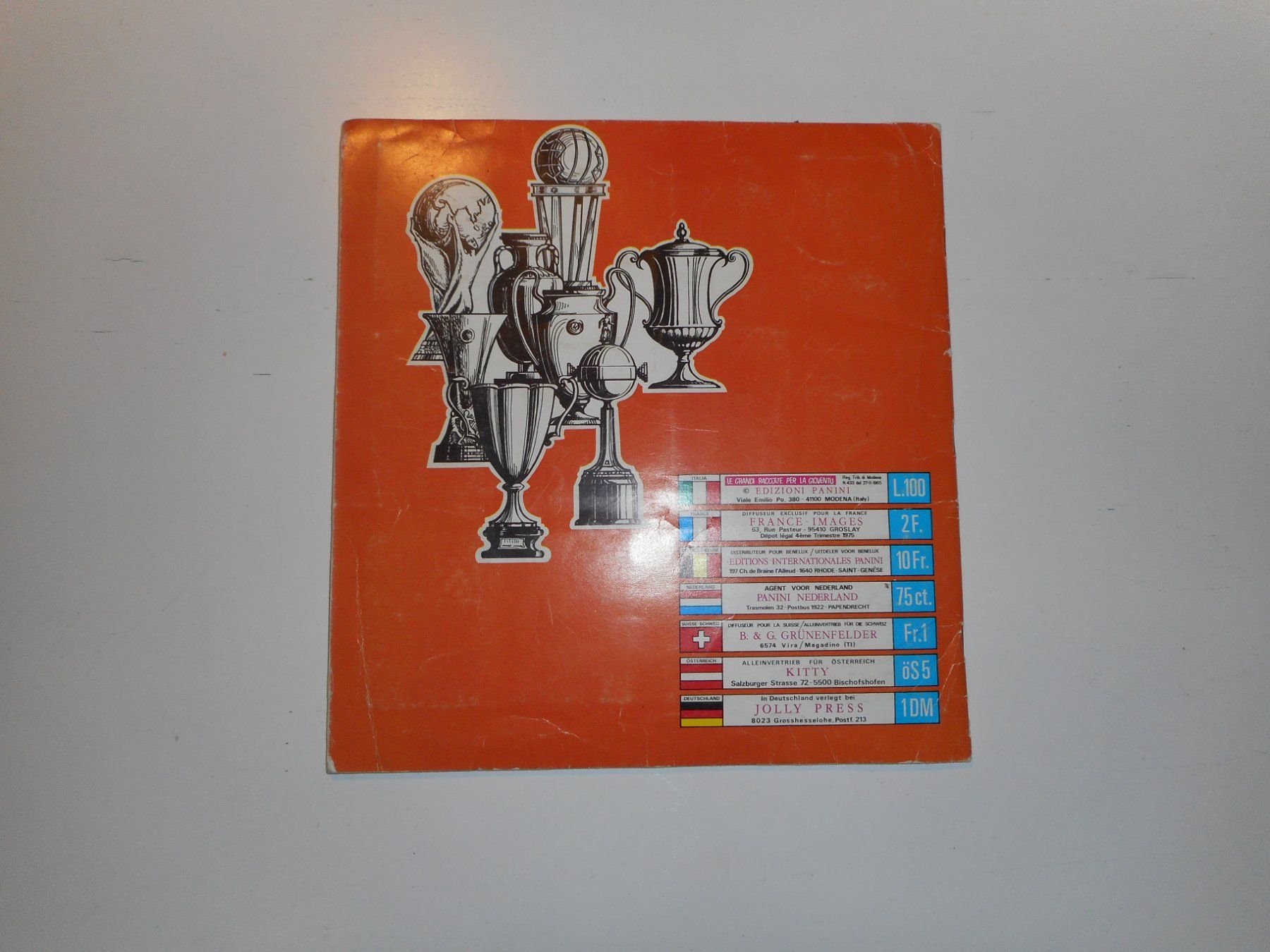 Panini Album Football Clubs 75/1975 komplett (Gebraucht) in Cham für ...