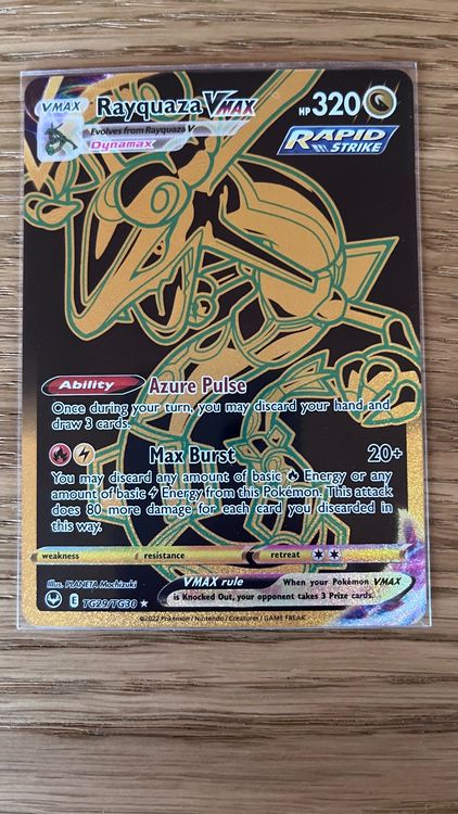 Rayquaza VMAX Gold EN | Kaufen auf Ricardo