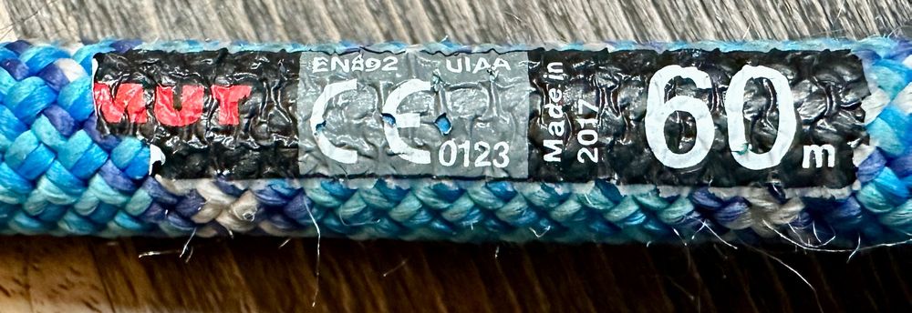 Mammut Dynamisches Bergseil Kletterseil EN892 60m (Gebraucht) in Zürich ...