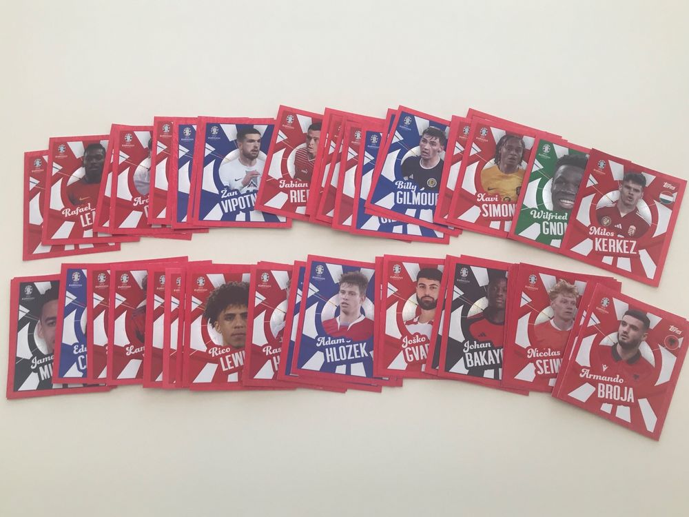 PTW Stickers, Topps EM 2024, Preis ist für 4 Bilder (Neu (gemäss ...