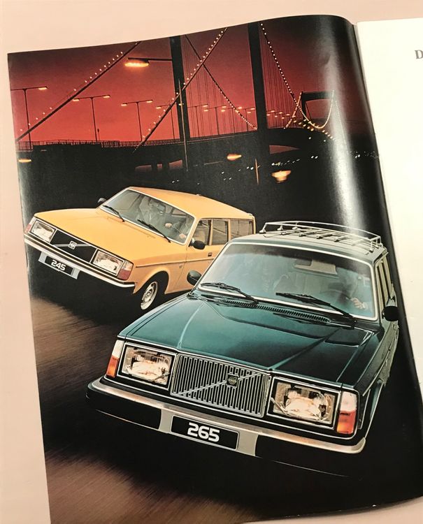 Prospekt VOLVO 245/265, Mod. 1979, UNGELOCHT! wie NEU! | Comprare su ...