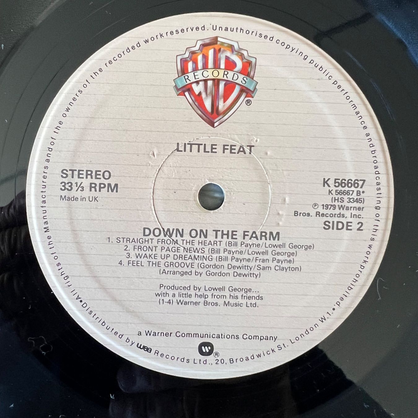 Little Feat - Down On The Farm / 1. UK-Press. 1979 - TOP (Gebraucht) in ...