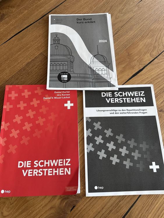 Buch “ die Schweiz verstehen” + “Der Bund kurz erklärt “ | Kaufen auf Ricardo