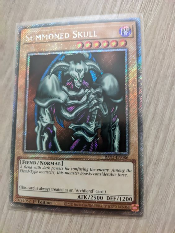 Yugioh Summoned Skull RA03-EN086 1.Auflage (Neu (gemäss Beschreibung ...
