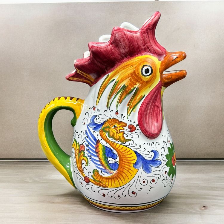 Pichet coq en faïence DERUTA style Raphaël. Italie (Gebraucht) in Morges für CHF 30 – mit ...