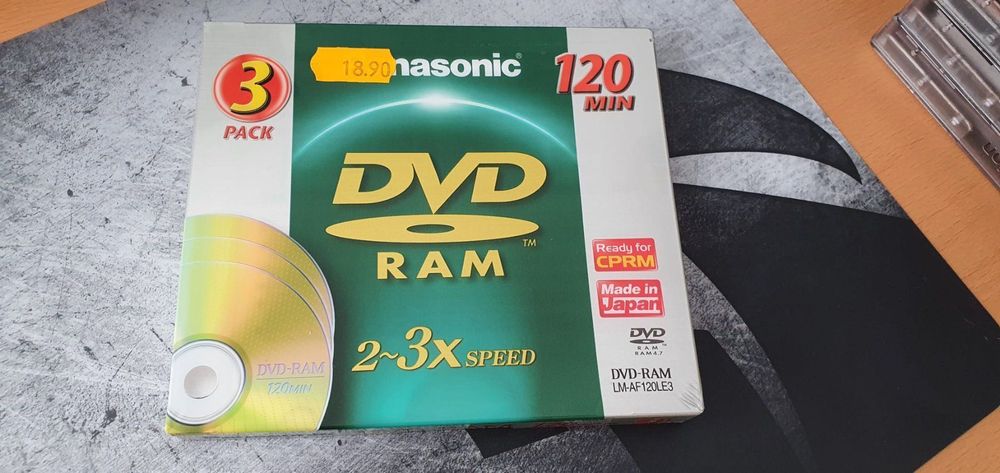 3 x Panasonic DVD-RAM 120 Min 2-3 Speed **NEU OVP** | Kaufen auf Ricardo