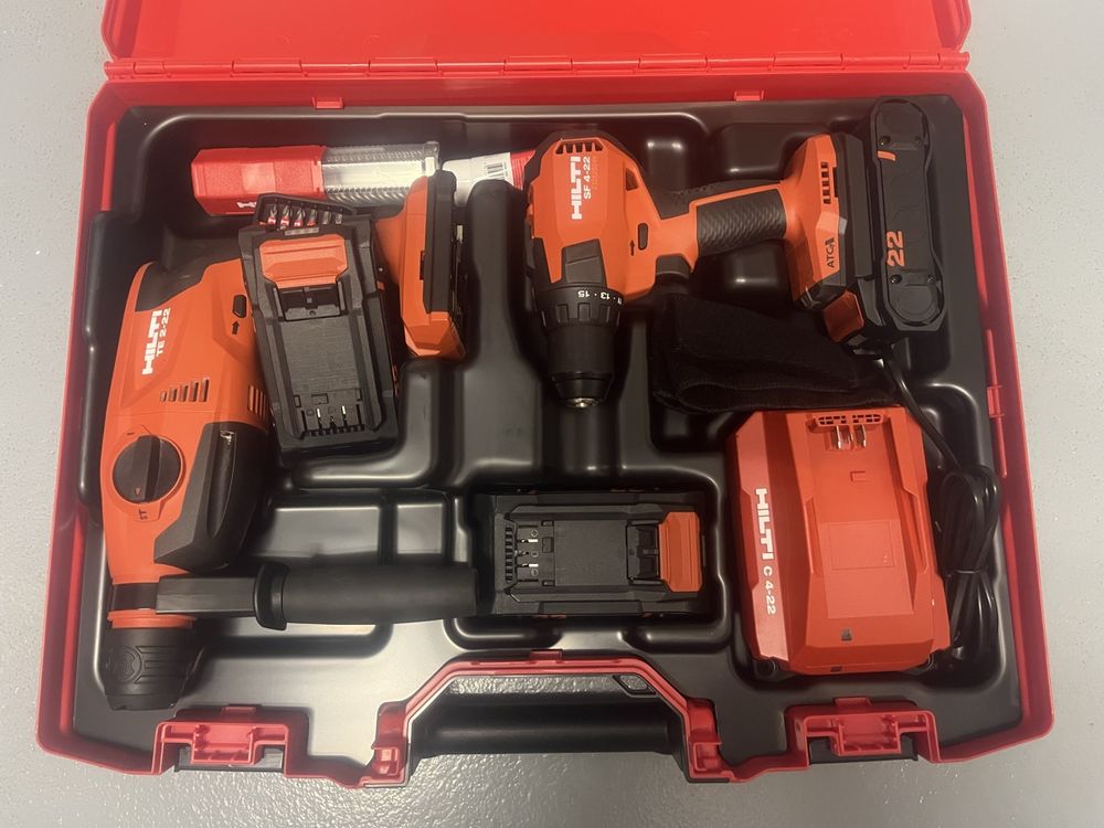Hilti Akku Bohrmaschinen Set inkl. Koffer | Kaufen auf Ricardo