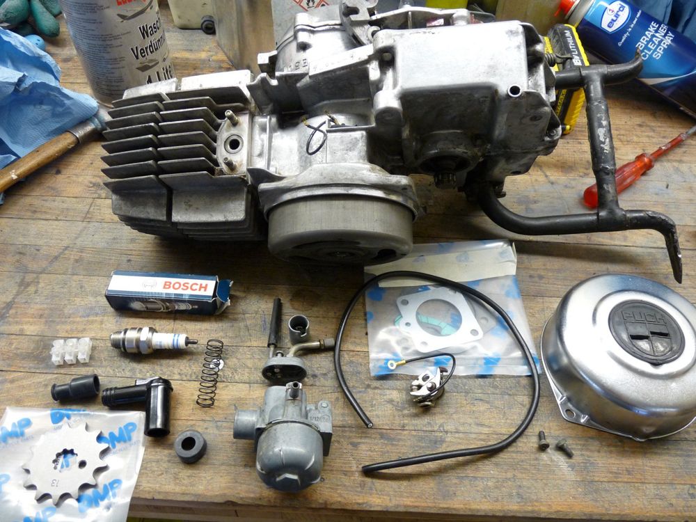 Puch Motor E50 A kompl. Original Puch Inkl. Orig. Vergaser (Gebraucht ...
