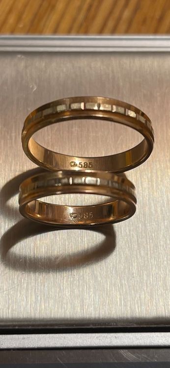 Gold Goldringe 585 (Gebraucht) in Niederrohrdorf für CHF 200 – mit ...