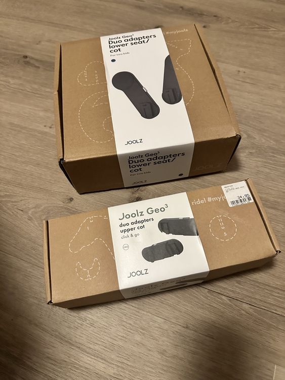 Joolz Geo 3 Adapter Set, Upper/Lower Cot, Neu & OVP! (Neu und ...