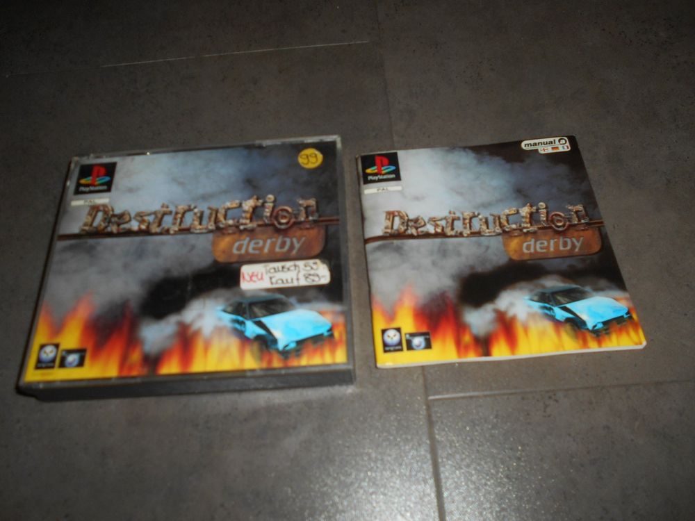 Destruction Derby PS1 (Play Station 1) (Gebraucht) in Recherswil für ...