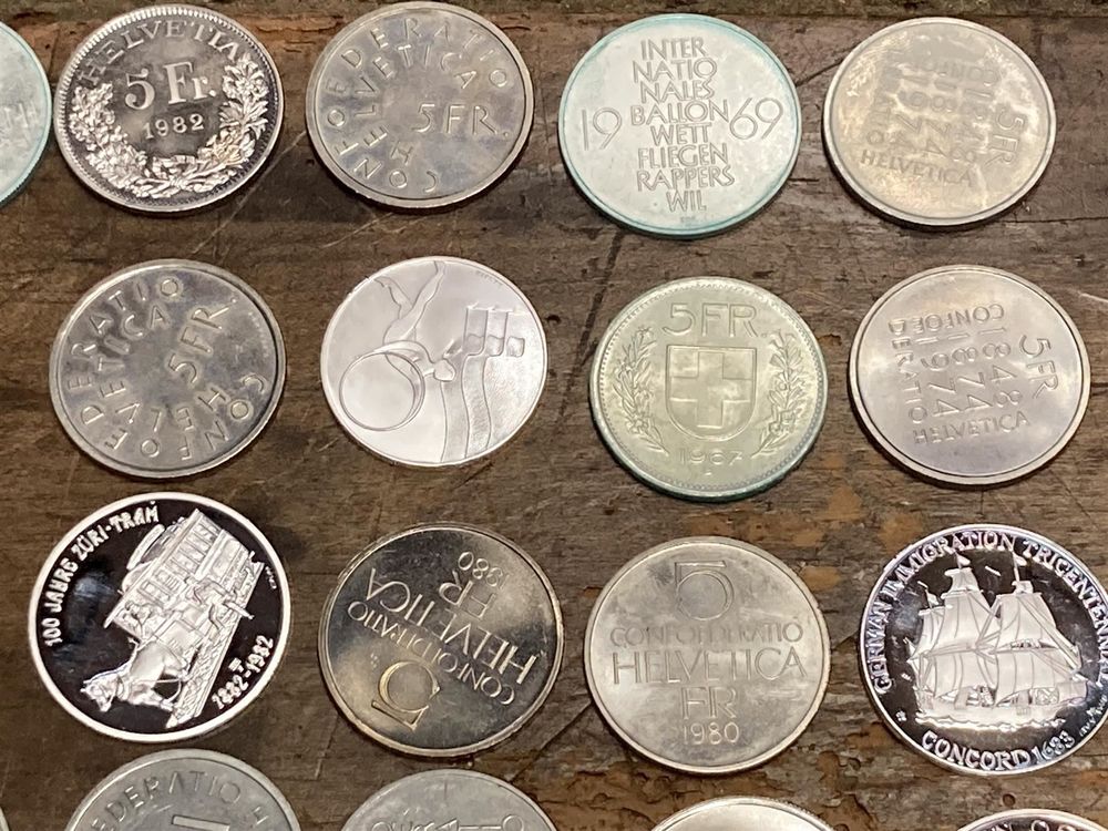 891 Gramm Münzen Silber Gedenkmünzen | Kaufen auf Ricardo