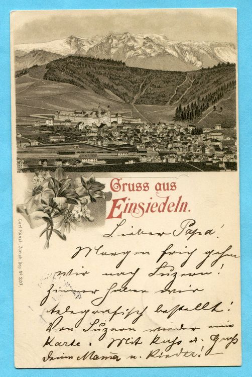 Gruss aus Einsiedeln 1899 | Kaufen auf Ricardo