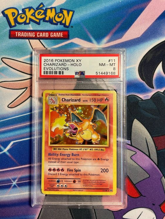 Charizard XY Evolutions Psa 8 Mint - NM (Neu (gemäss Beschreibung)) in Meisterschwanden für CHF ...