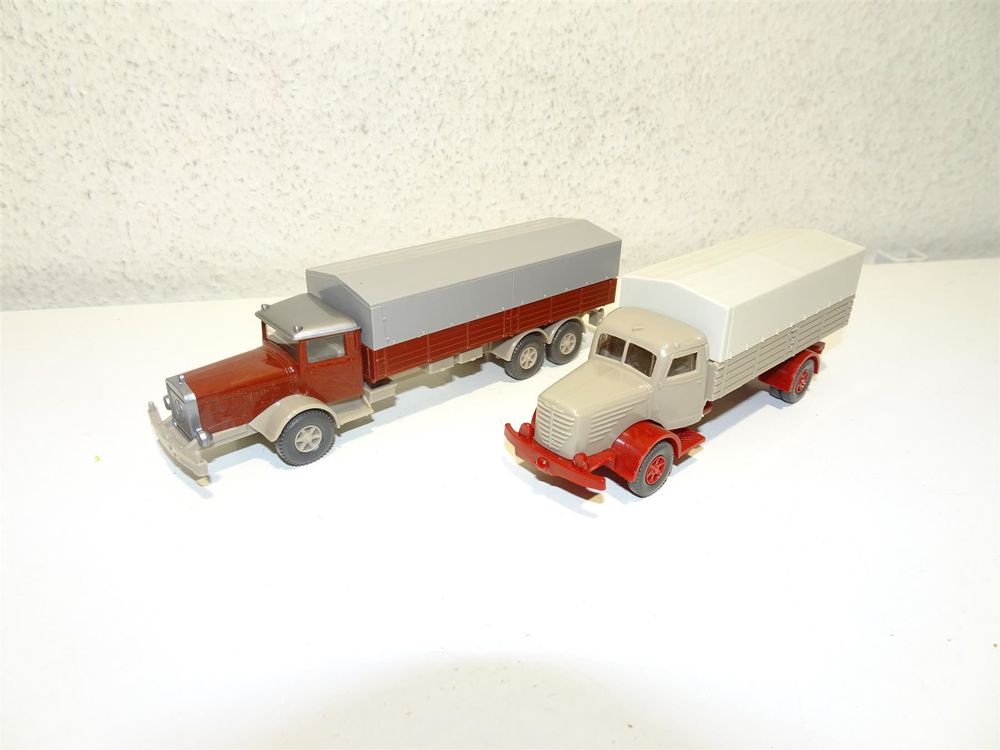 2 Wiking Oldtimer LKW Lastwagen Set HO (Gebraucht) in Luzern für CHF 9. ...