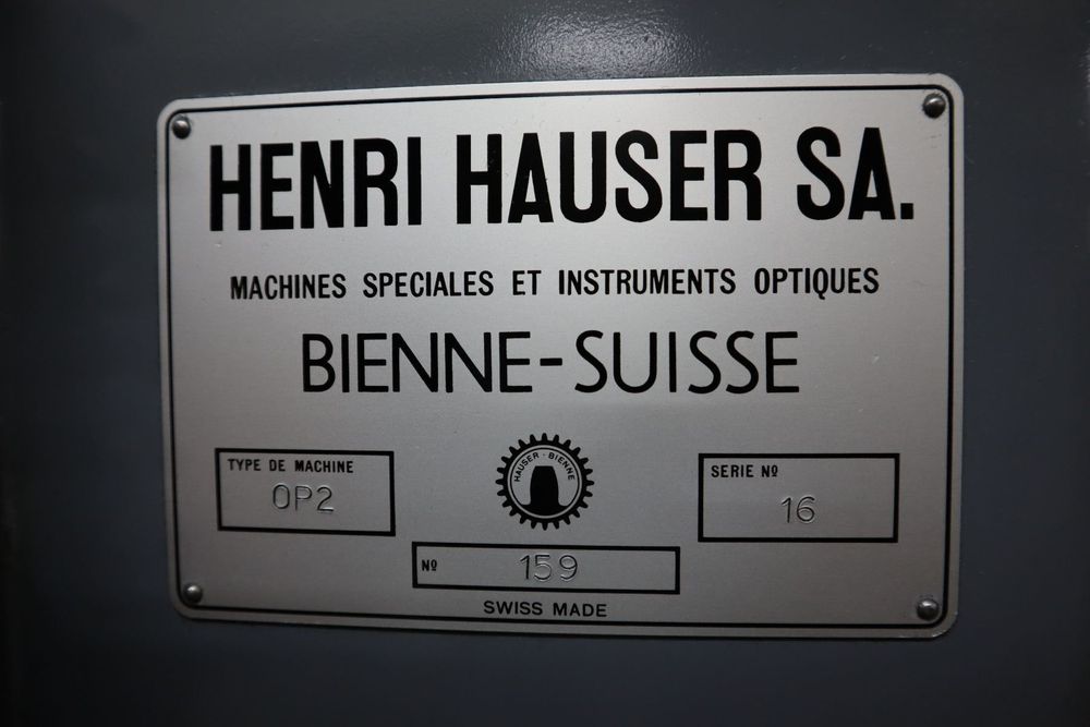 HAUSER OP2 Koordinatenbohrmaschine (Gebraucht) in für CHF 5800 – nur ...