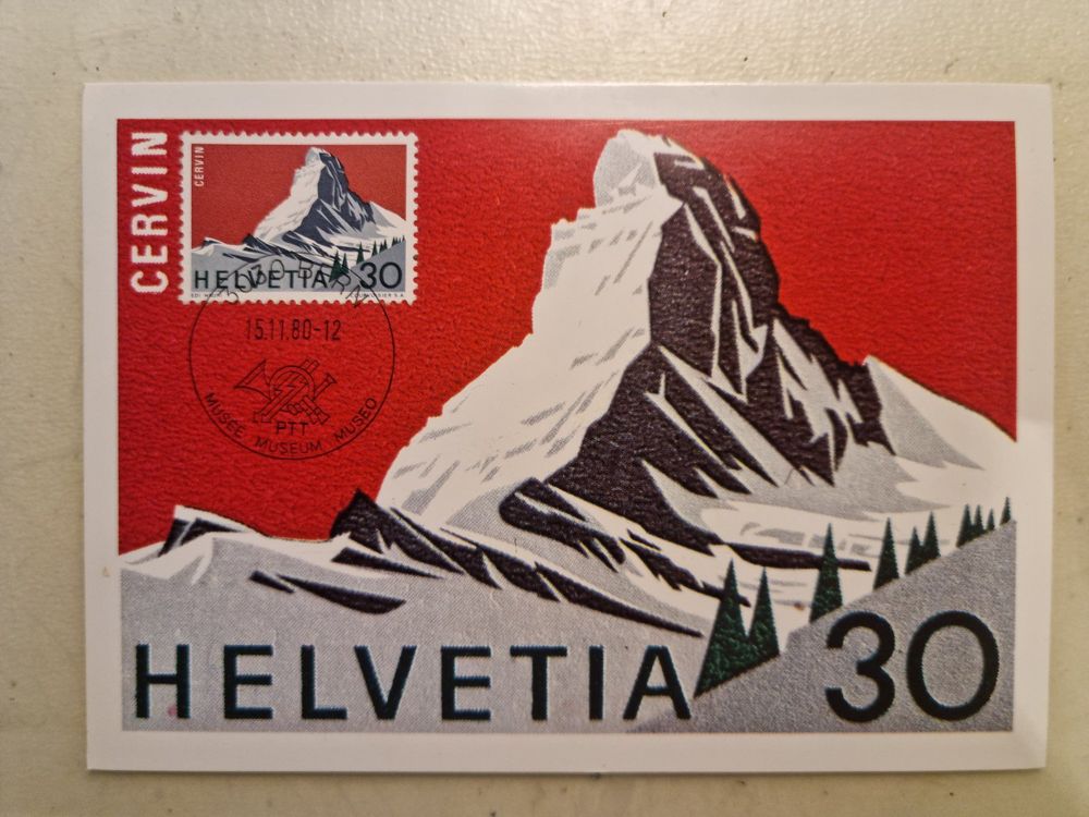 1980 Maximumkarte Matterhorn (Gebraucht) in Arni AG für CHF 3 – mit Lieferung auf Ricardo kaufen