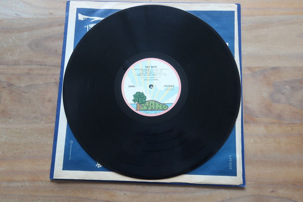 SHARKS - FIRST WATER - CHRIS SPEDDING ANDY FRASER - VINYL LP (Gebraucht ...