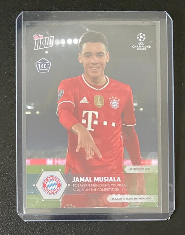 Topps Now UCL Jamal Musiala Rookie Card (Neu (gemäss Beschreibung)) in ...