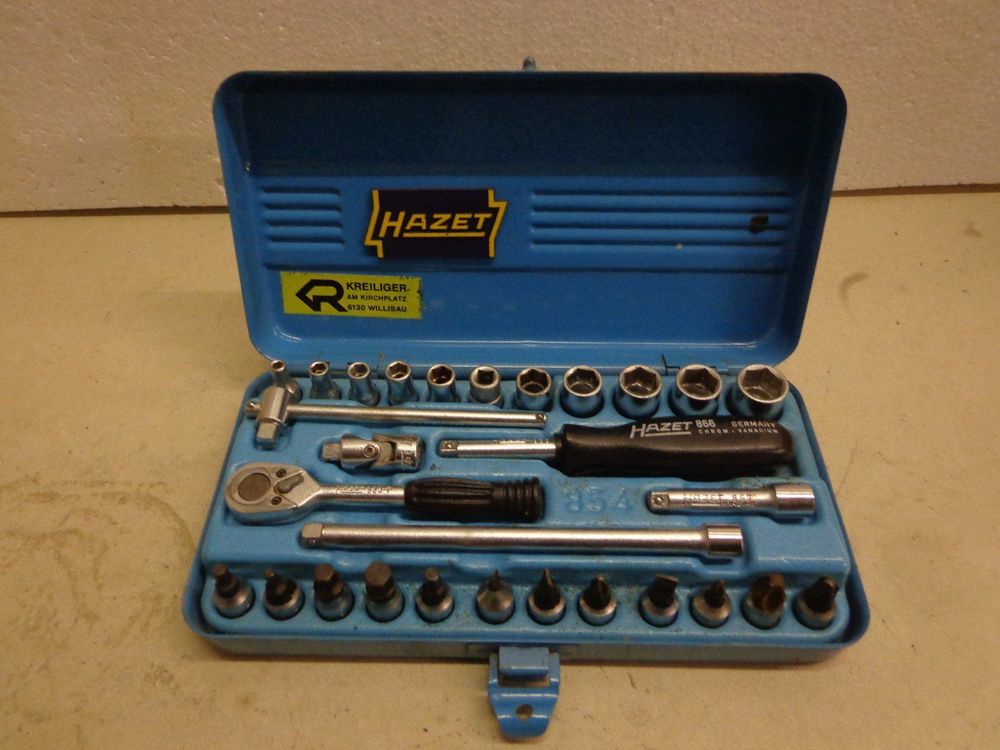 Alter Hazet Steckschlüsselsatz 1/4 Zoll | Kaufen auf Ricardo