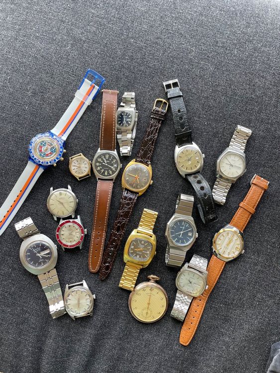 Lot Uhren Edox, Roamer, Orfina, Rado, Buler, Swatch etc (Defekt) in ...