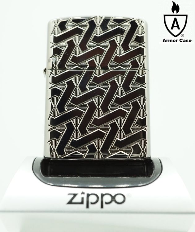 ZIPPO® GEOMETRIC PATTERNS - ARMOR CASE - 2021 - UNGEZUENDET | Kaufen ...