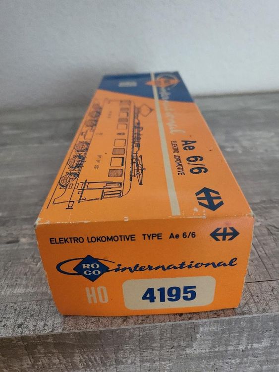 Roco Leerkarton für SBB Lok 4195 Ae 6/6 | Kaufen auf Ricardo