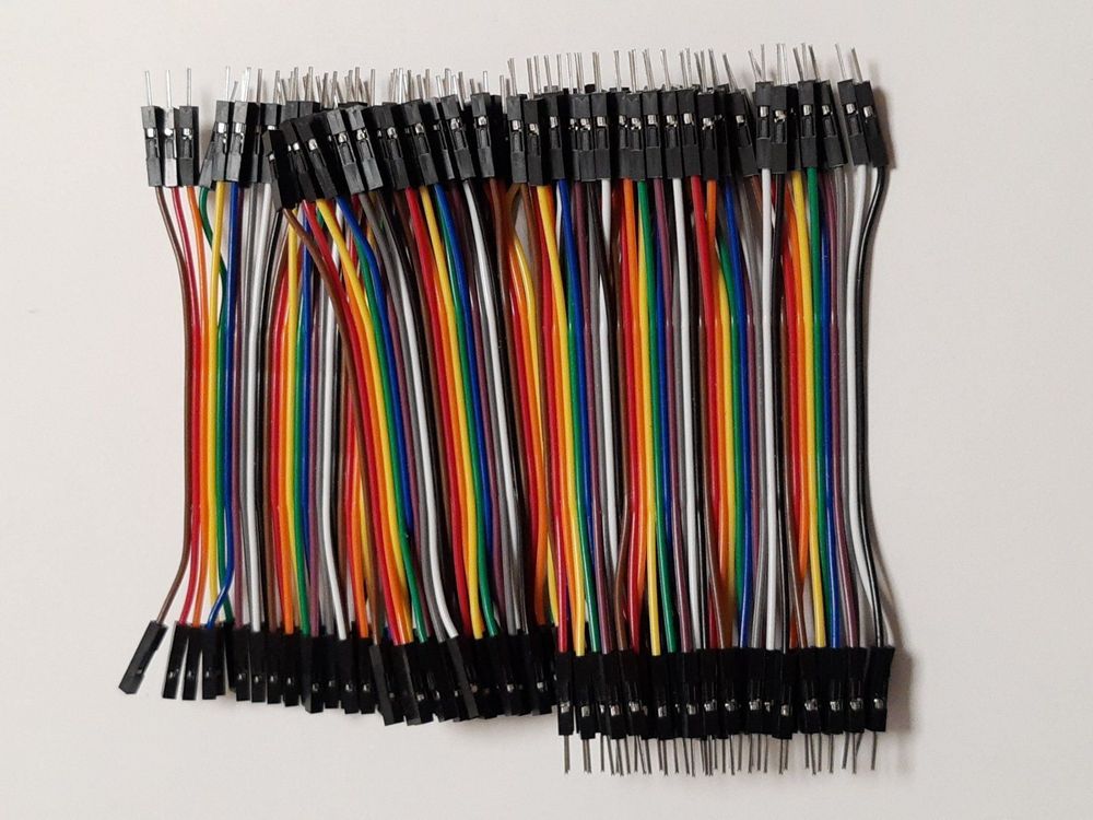 120 Stück Kabel für Breadboard 10 cm (Neu und originalverpackt) in für ...