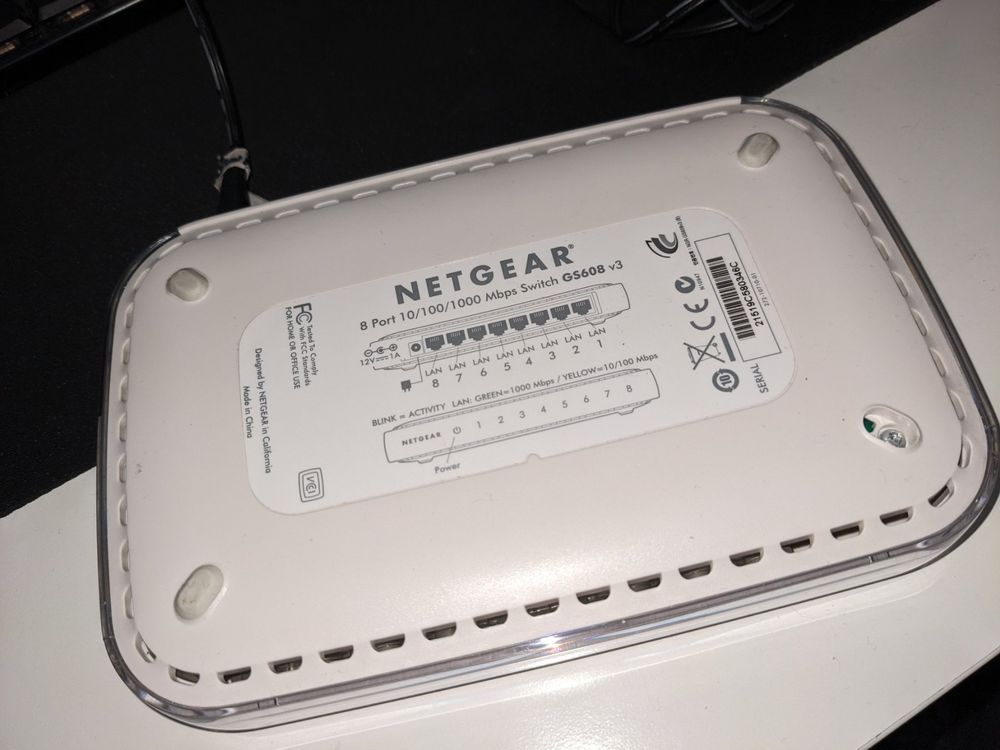 Netgear 8 Port 10/100/1000 Mbps Switch GS608 v3 | Kaufen auf Ricardo