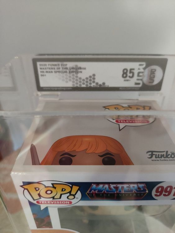 Funko Pop RGS Grading 85 Silber He-Man (Neu und originalverpackt) in ...