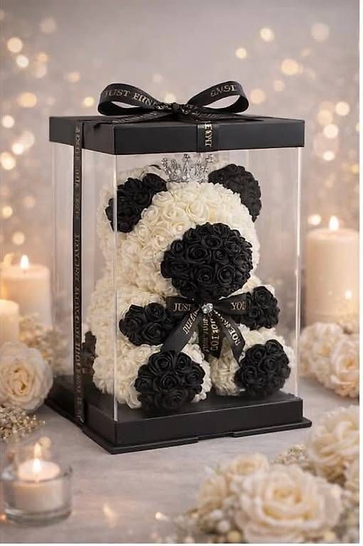 Teddies bear aus Rosen Handmand by Thomi Flowers (Neu und ...