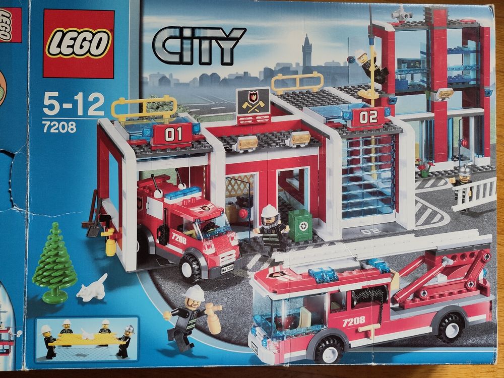 Lego City 7208 Feuerwehrstation (Gebraucht) in Lanzenhäusern für CHF 90 ...