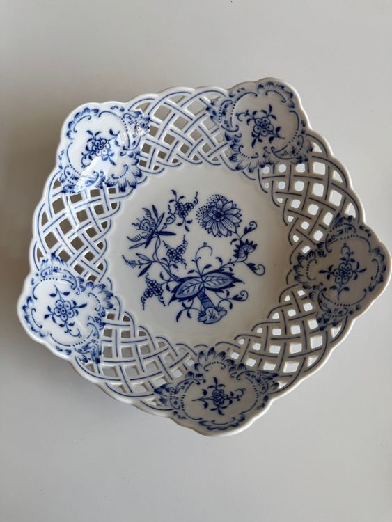 Meissen Porzellan Schale Hand bemalt 19 cm Durchmesser (Gebraucht) in ...