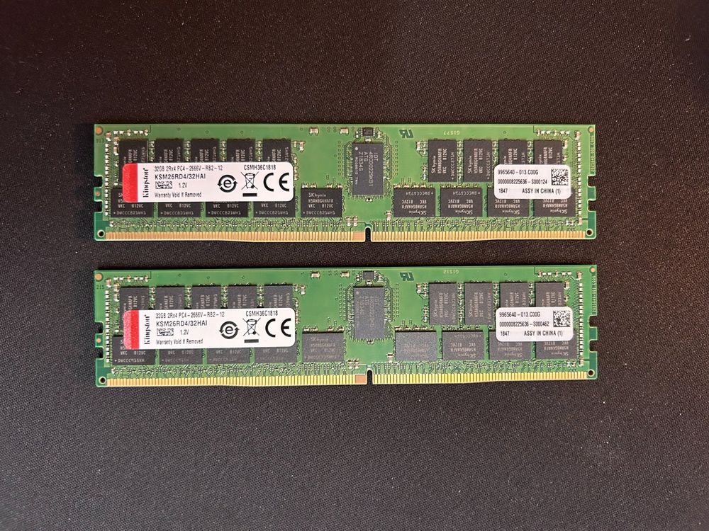 Kingston RAM 64GB (2x32GB) DDR4 2666MHz (Gebraucht) in Konolfingen für ...