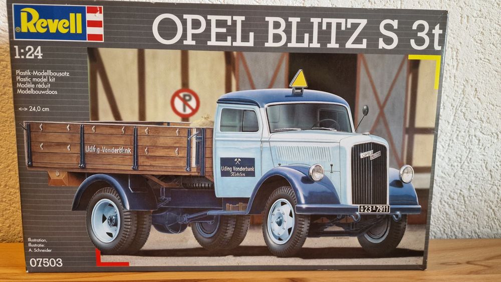 Opel Blitz S 3t Revell 1:24 Plastikmodellbau (Neu und originalverpackt ...