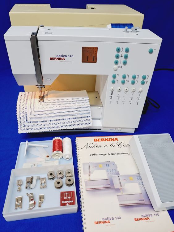 BERNINA ACTIVA 140 WIE NEU GARANTIE 3MT FRISCH REVIDIERT (Gebraucht) in ...