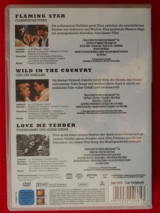 Elvis Presley / 5 Filme (Gebraucht) in Chur für CHF 30 – mit Lieferung ...