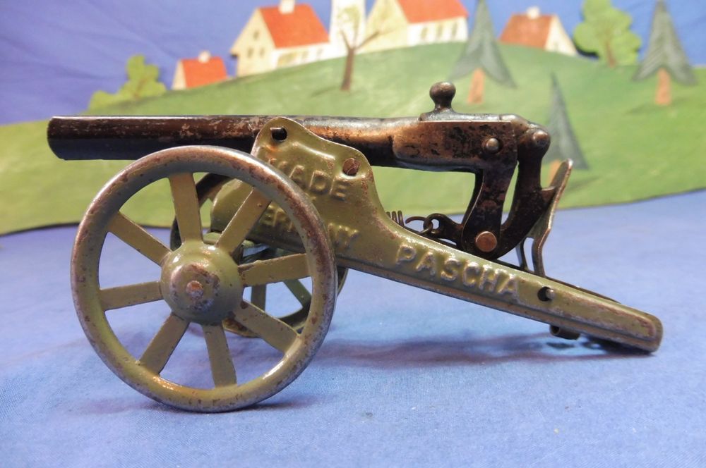 antike Spielzeug Kanone Blech/Stahl von PASCHA Germany DRGM | Kaufen ...