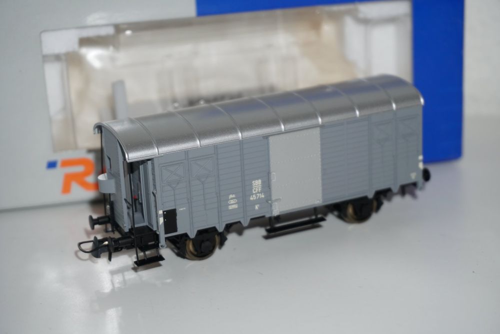Roco 47503 - SBB gedeckter Güterwagen K3 grau H0/DC (Gebraucht) in Matten b. Interl für CHF 26 ...