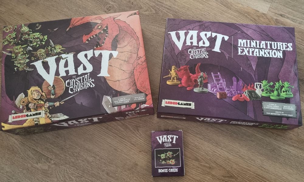 Vast the crystal caverns & miniatures & Bonus cards | Kaufen auf Ricardo