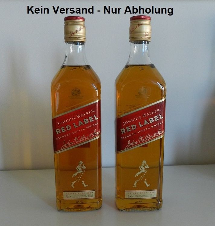 2 Flaschen Red Label je 700ml (Neu und originalverpackt) in Zürich für ...