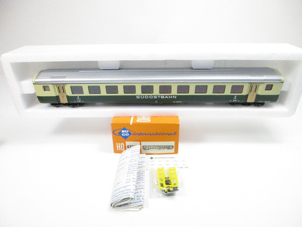 Roco H0 4239C SÜDOSTBAHN Schnellzugwagen 2. Klasse B 218 (Neu und ...