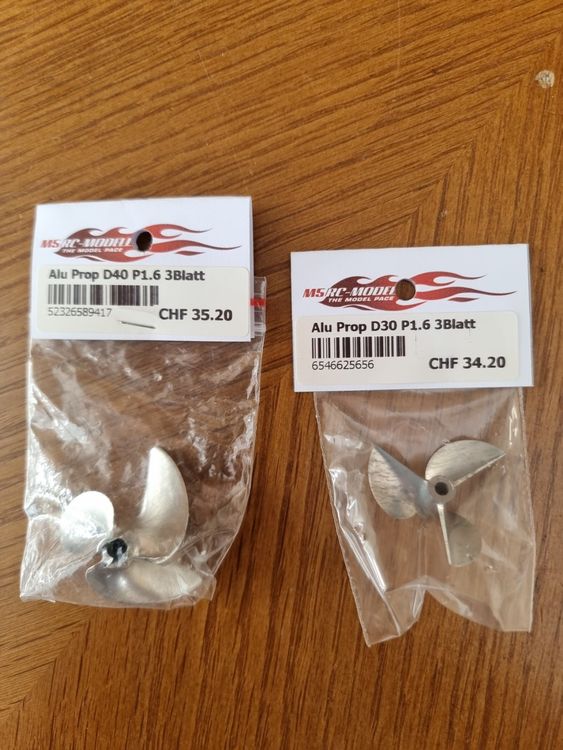 Alu Prop D30 P1.6 /D40 P1.6 3 Blatt (Neu und originalverpackt) in Rüti ...